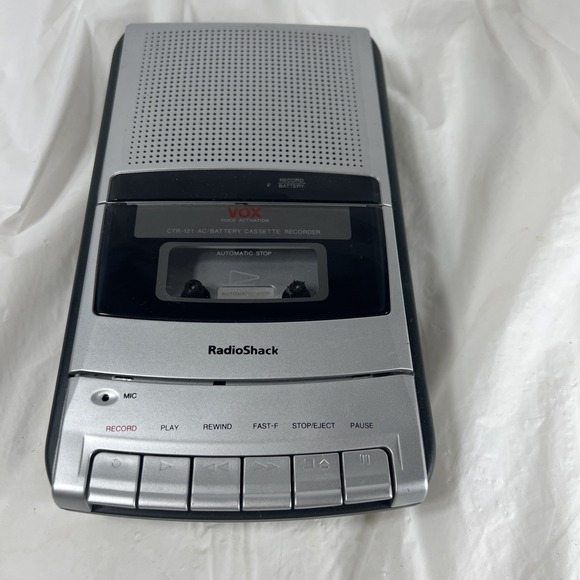 Portable Audio & Video | Radio Shack Cassette Recorder Player Desktop ...